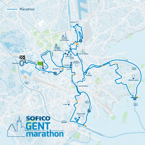 Parcours - Sofico Gent Marathon